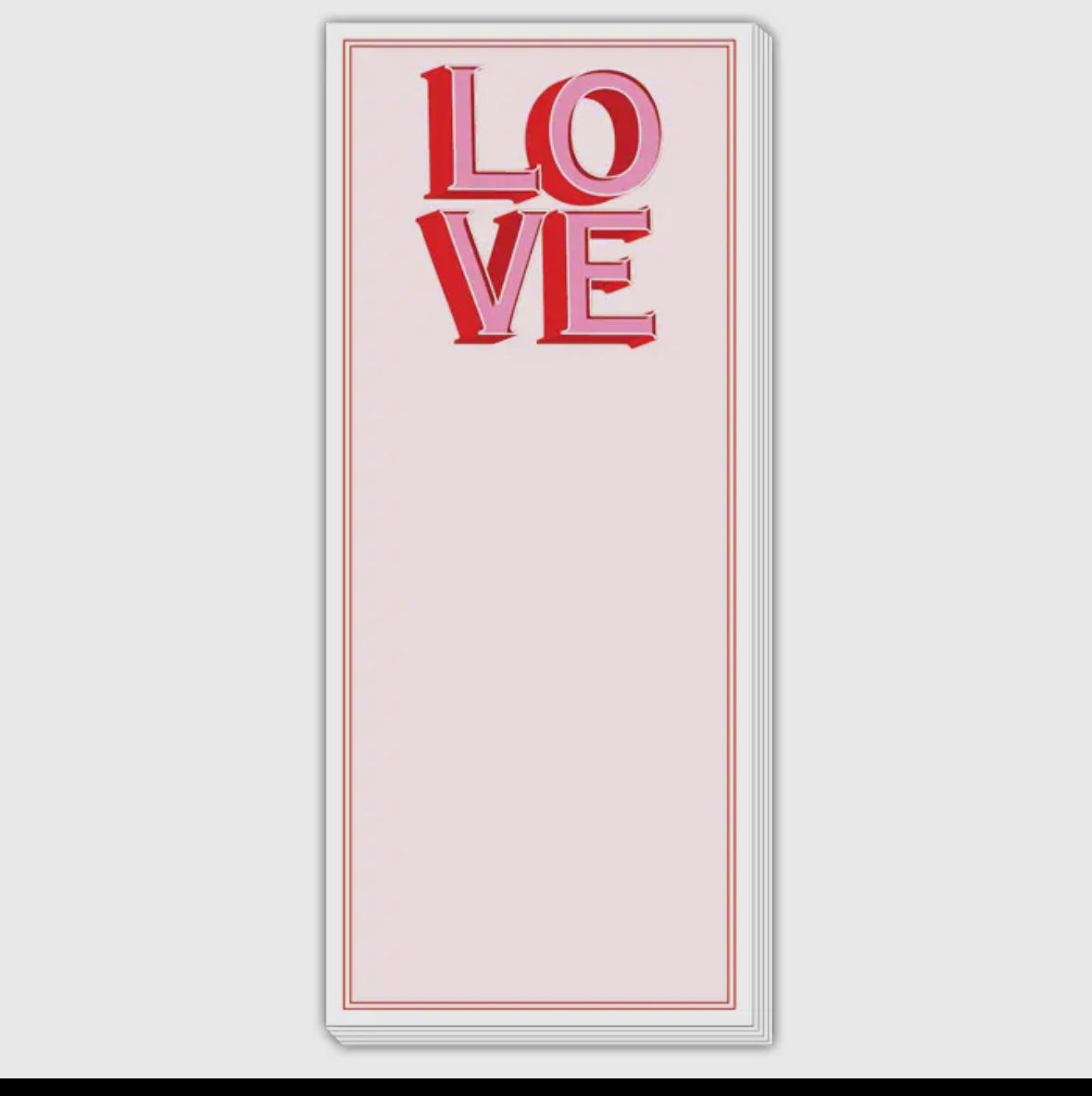 Skinny Notepad-LOVE – Studio 77 Gifts & Accessories